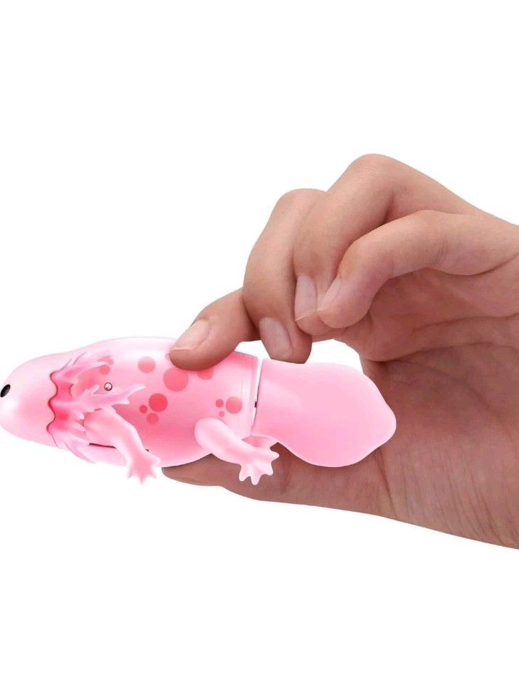 Pets Alive Robo Pink Axolotl Swimming, Electronic Pet Toy by ZURU New ...