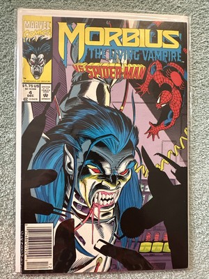Vintage Dec 1992 Marvel Comics: Morbius: The Living Vampire Vs. Spider ...