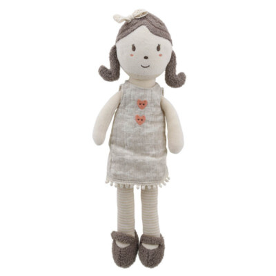 Wilberry Dolls Emily teddy Emily Doll teddy Brunette doll soft toy ...