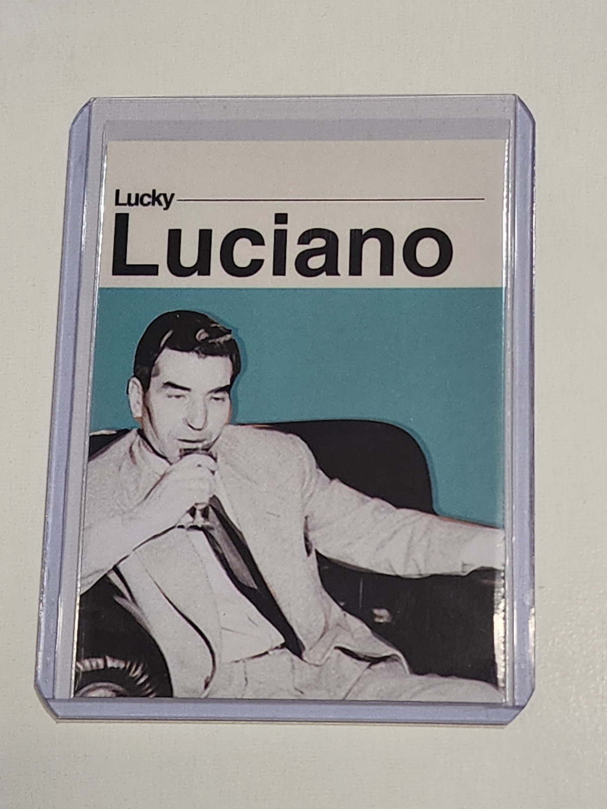 Lucky Luciano Artist Signed Famous Art Card 2/10 | eBay