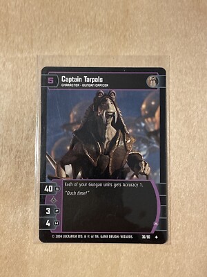 Star Wars TCG WOTC TPM Captain Tarpals (A) NM/M | eBay