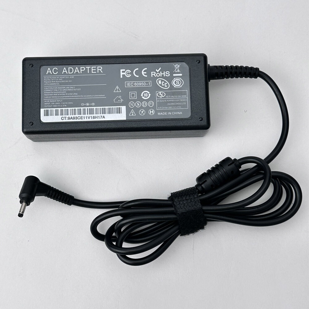 Laptop Charger Fits Acer Aspire 3 A315-58 N20C5 45W 19V 2.37A Power ...