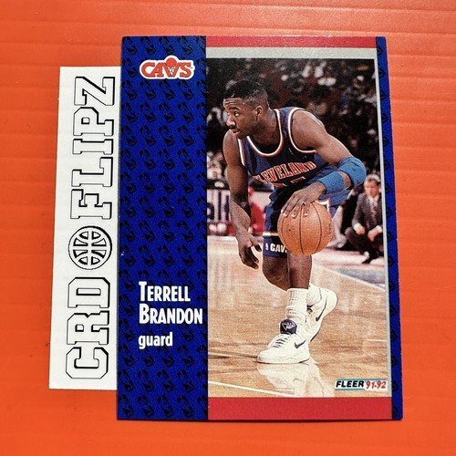 1991-92 Fleer Terrell Brandon Rookie Card #262 - Cleveland Cavaliers | eBay