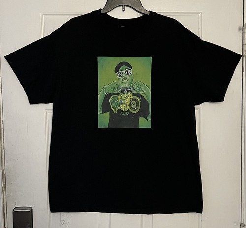 Feid Sixdo Album Ferxxo Black Graphic T-Shirt Measurements in Pictures ...