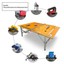 Portable Sliding Table Saw Woodworking Lifting Table Electric Folding ...