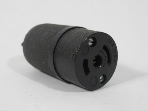 Hubbell HBL7593 Midget Twistlock Female Connector 15A 125V 3W 2P USED ...