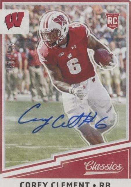 2017 Panini Classics - Rookies Corey Clement #220 Significant ...