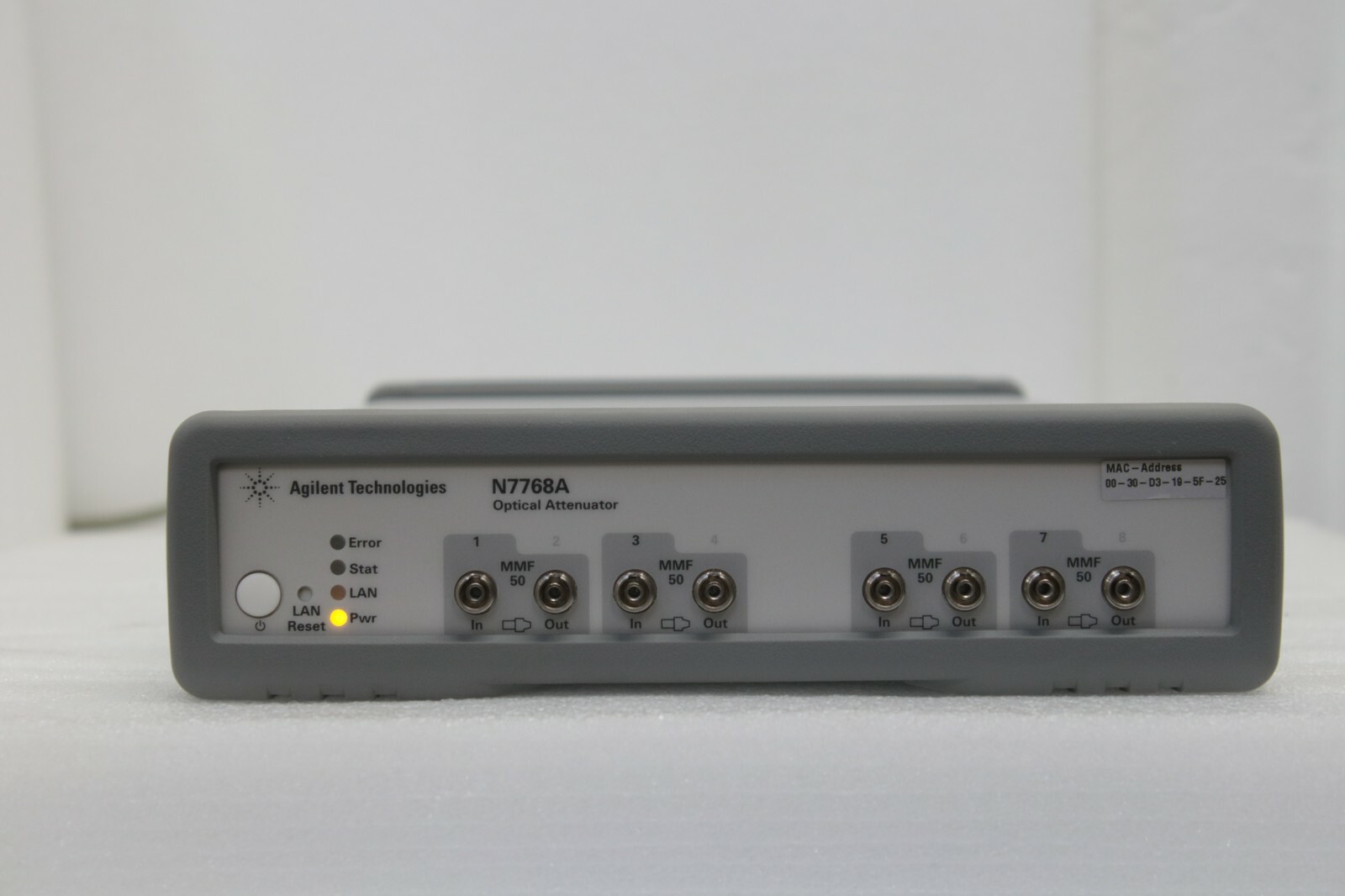 Agilent Keysight N7768A Optical Attenuator for Multimode Fiber 4Ch ...