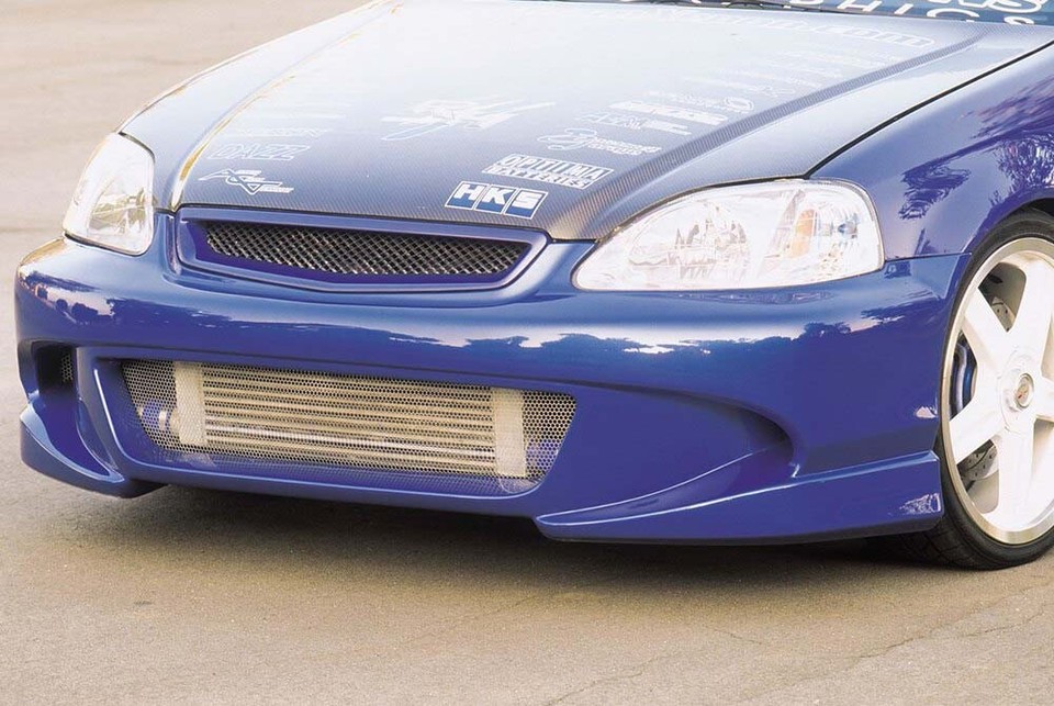 KBD Body Kits Polyurethane Full Body Kit For Honda Civic Coupe 2DR 1999 ...