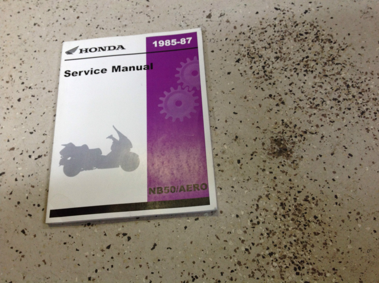 1985 1986 1987 Honda NB50 Aero 50 Scooter Service Repair Shop Manual ...