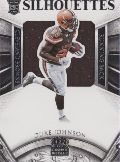 2015 Panini Crown Royale - Rookie Silhouettes Duke Johnson #214 /299 ...