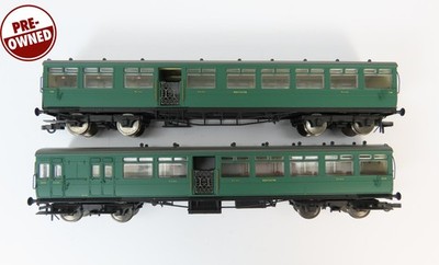 2x BR LSWR Push-Pull Gate Set Coaches No 373 UNBOXED (JAN-27) OO Kernow ...