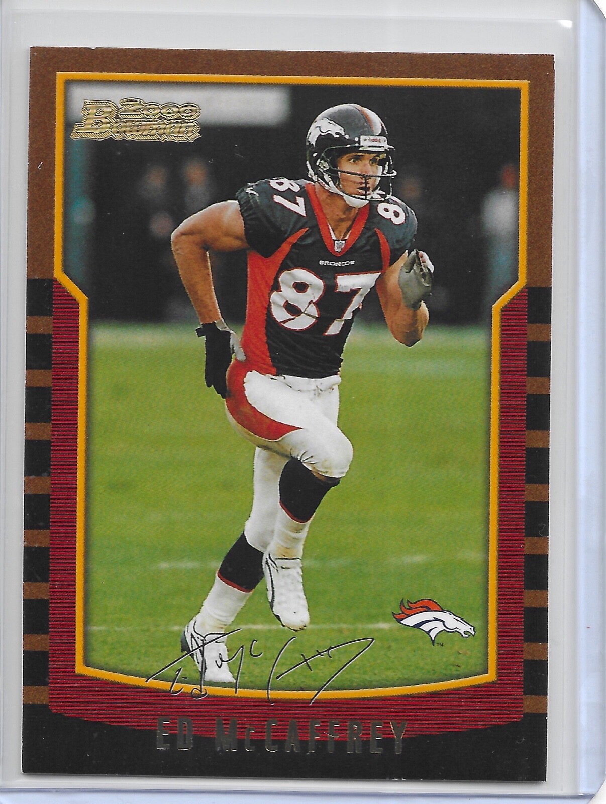 2000 Bowman Football Ed McCaffrey Card # 84 Denver Broncos | eBay