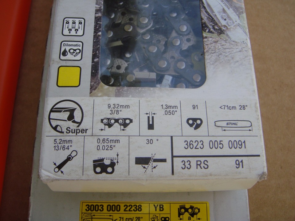 STIHL 046 MS460 MS461 MS462 MS500I MS660 MS661 CHAINSAW 28" ES LIGHT ...