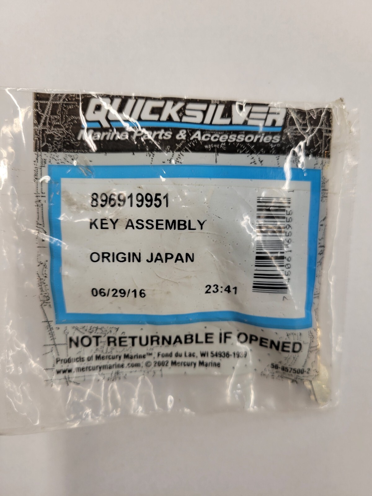 Mercury Ignition Key 951 896919951 | eBay