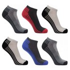 Mens Striped Trainer Liners Size 6-11 Heel Toe Long 2 3 4 Stripe Design ...