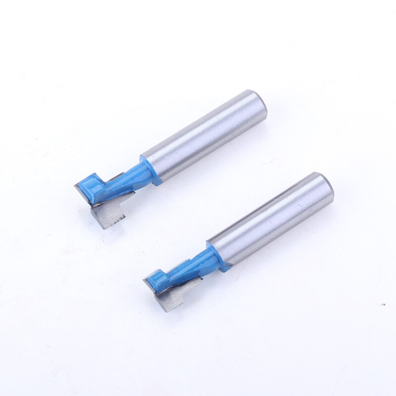 2PCS 8mm Shank T-Slot Cutter Router Bit for 3/8" 1/2" Hex Bolt Wood ...