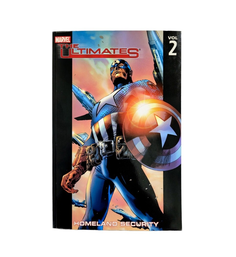 THE ULTIMATES Vol. 2 HOMELAND SECURITY CAPTAIN AMERICA PAPERBACK BOOK ...