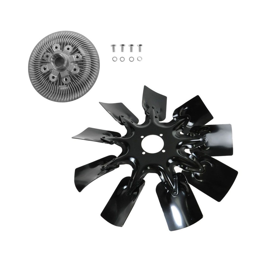 Radiator Cooling Fan Clutch & Blade Kit for 97-99 Dodge Durango Dakota ...