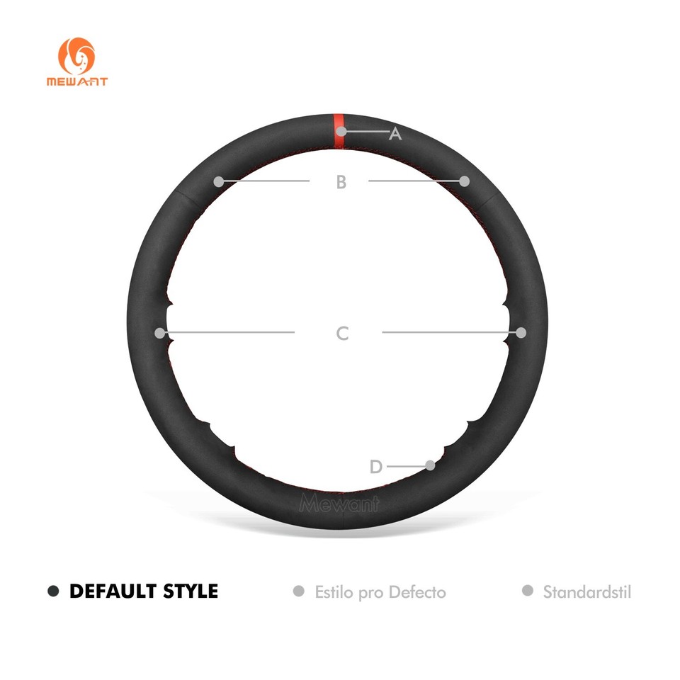 MEWANT Black Suede Steering Wheel Cover for Jeep JK Wrangler Gladiator 2007-2010 | eBay