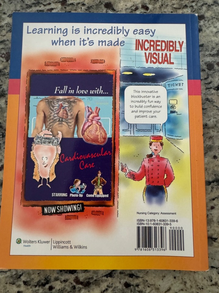 CARDIOVASCULAR CARE MADE INCREDIBLY VISUAL Lippincott Nursing book ...