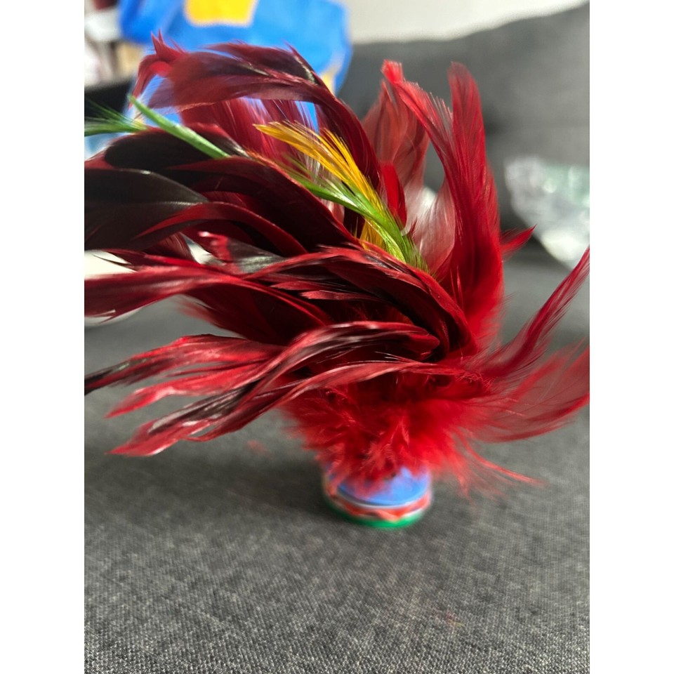 6 Pack Peteca Chinese Jianzi Kicker Colorful Feather Outdoor Toy Game ...