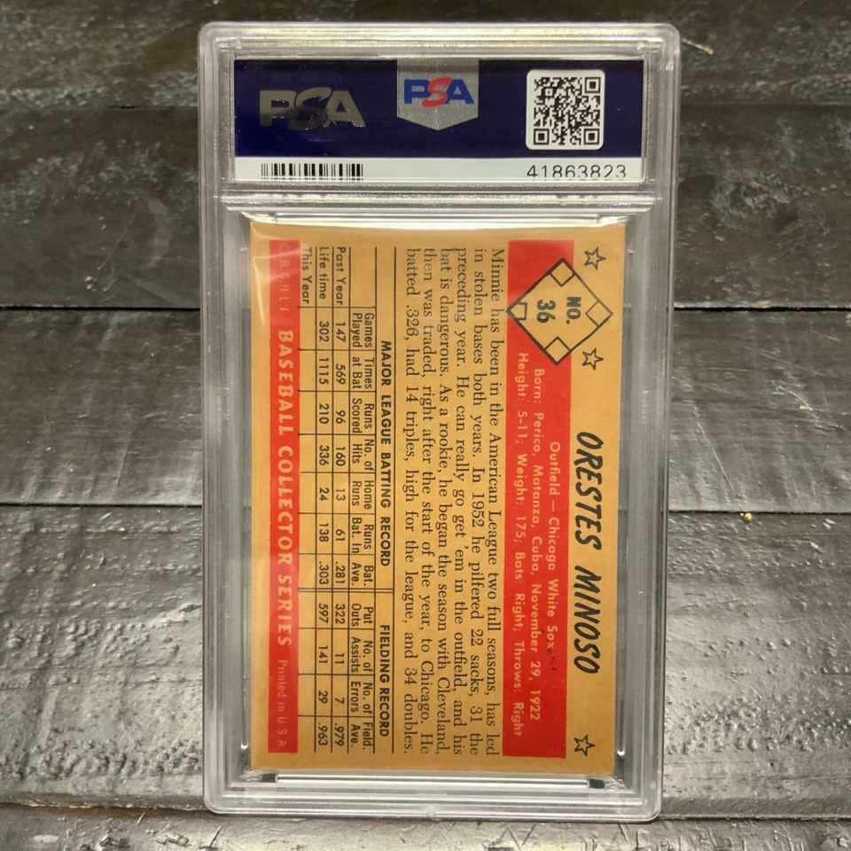 1953 Bowman Color Minnie Minoso #36 *White Sox* PSA 5 EX | eBay