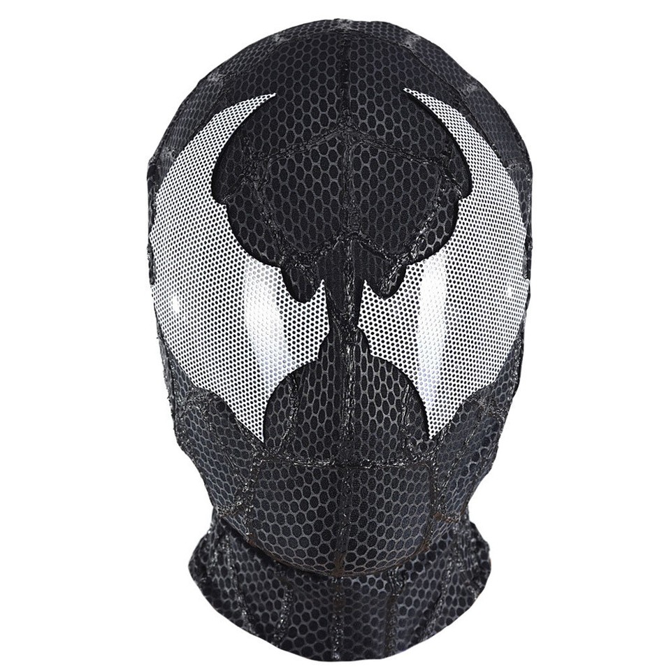 Black Venom Spider-Man Mask Halloween Cosplay Masks Costume Props Adult ...