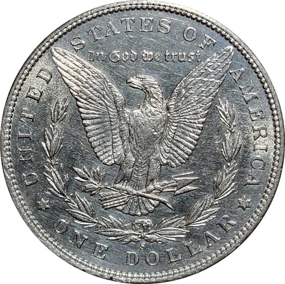 1898-S Morgan Silver Dollar, Slider AU to BU Details, Cleaned | eBay