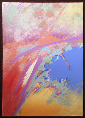 Mark Dickson Untitled Original Hand Painted Serigraph Fine Artwork ...