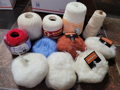 MULTI COLOR CROCHET THREAD LOT | eBay