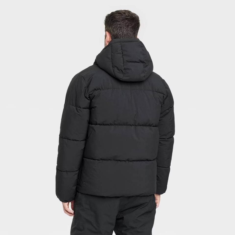 Men's Heavy Puffer Jacket - All In Motion Black L | eBay