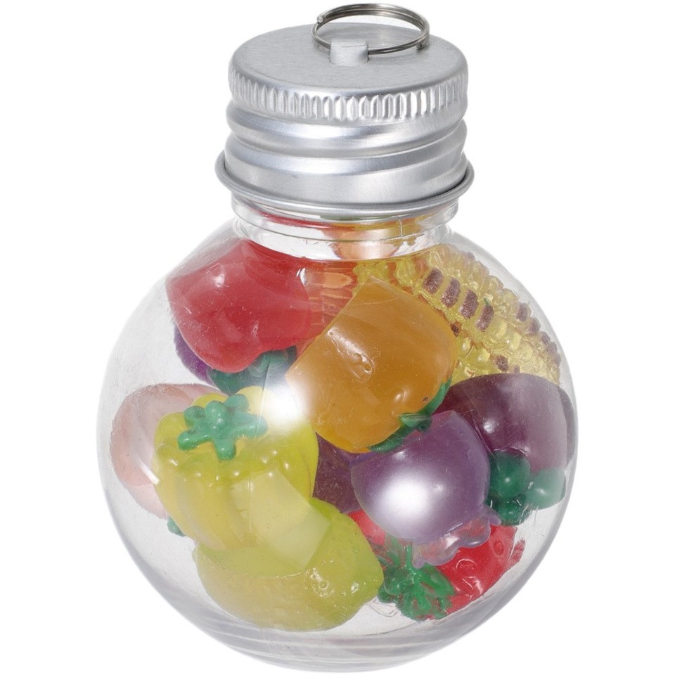 20pcs Hanging Bulb Shaped Bottles with Luminous Charms - Fluorescent ...