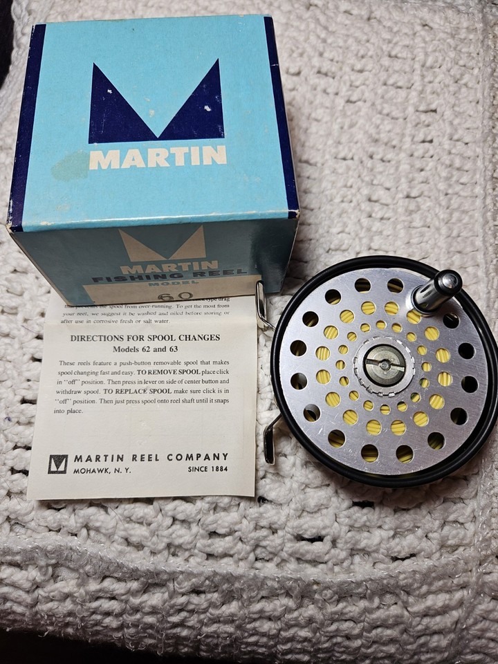 Martin Fly Fishing Reel Model 60 USA Made | eBay