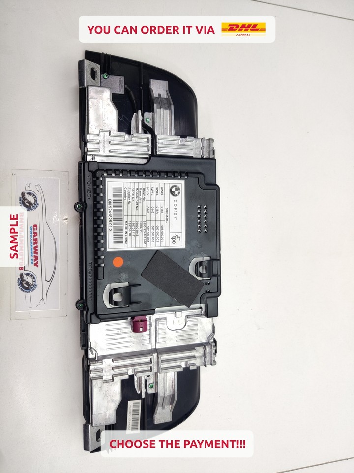 BMW F SERIES 7" CID SCREEN 9289007 65509289007 9266384 | eBay