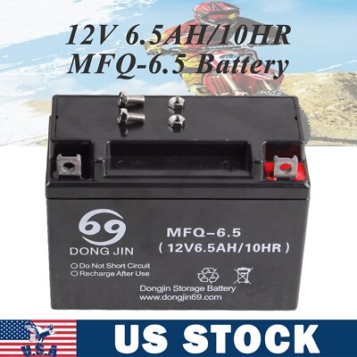 MFQ-6.5 12V 6.5AH UT6.5L Battery For Motorcycle Scooter ATV Go Kart ...