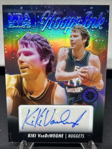 2023-24 Panini Premium Stock Kiki VanDeWeghe Hoops Ink AUTO SILVER ...