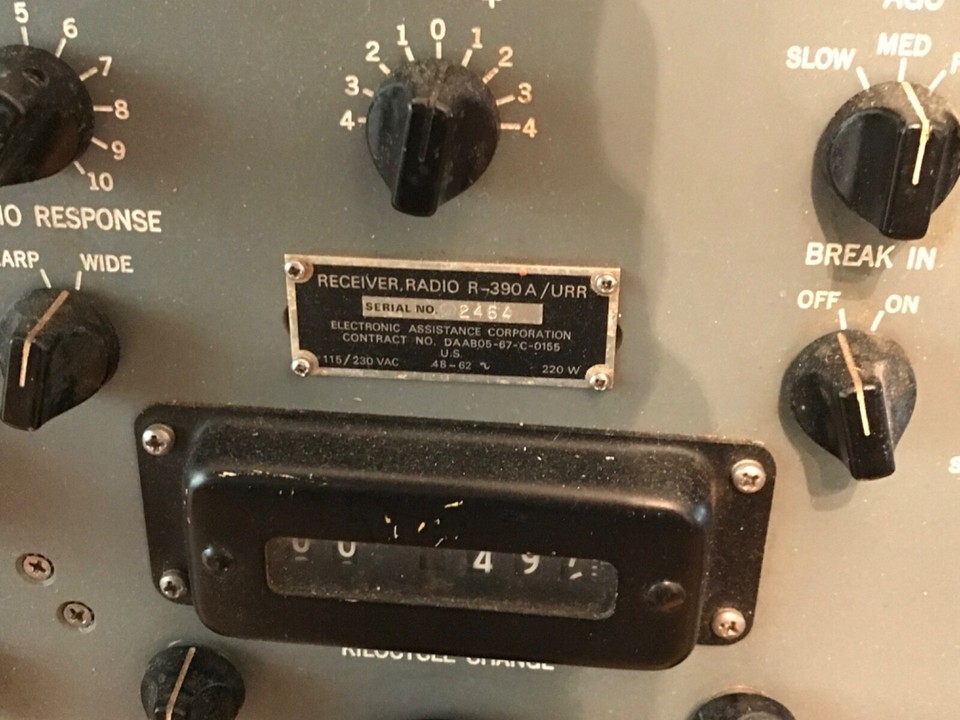 US Military Radio Receiver R-390A/URR For Parts or Repair Only | eBay