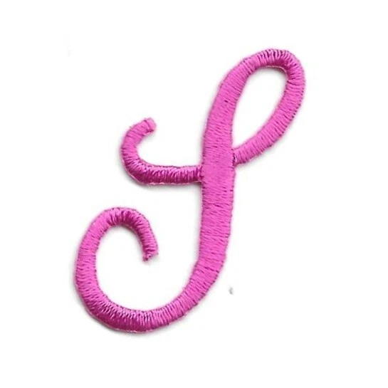 The Letter A In Pink Cursive