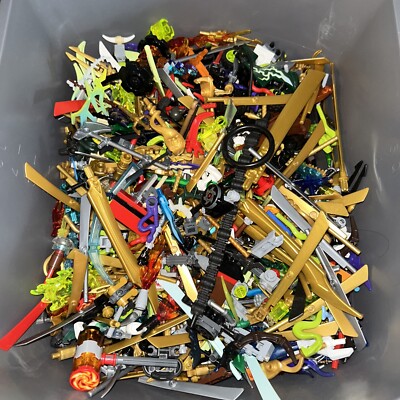 Random Lot Of 20 Pcs Lego Ninjago Chima Minifigure Accessories Weapons ...