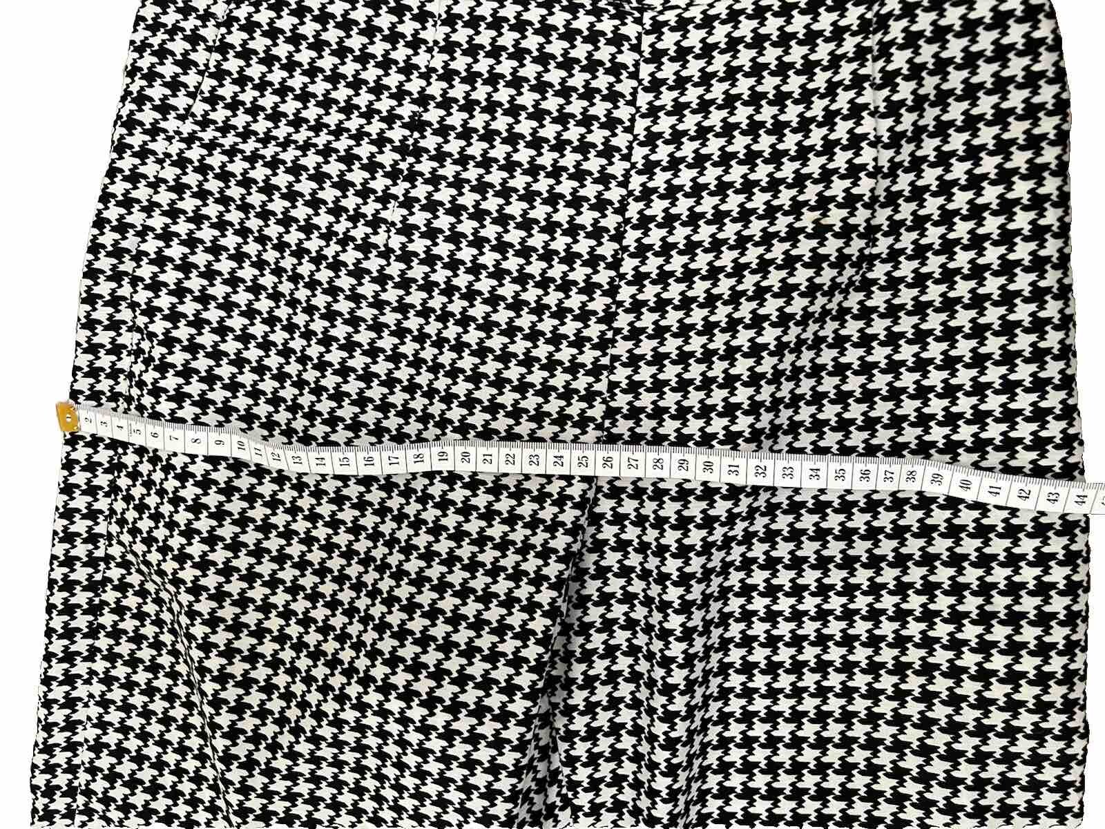 Atmos & Here Hidden Zip Houndstooth Pattern Pants-Workwear-Casual-Comfy ...