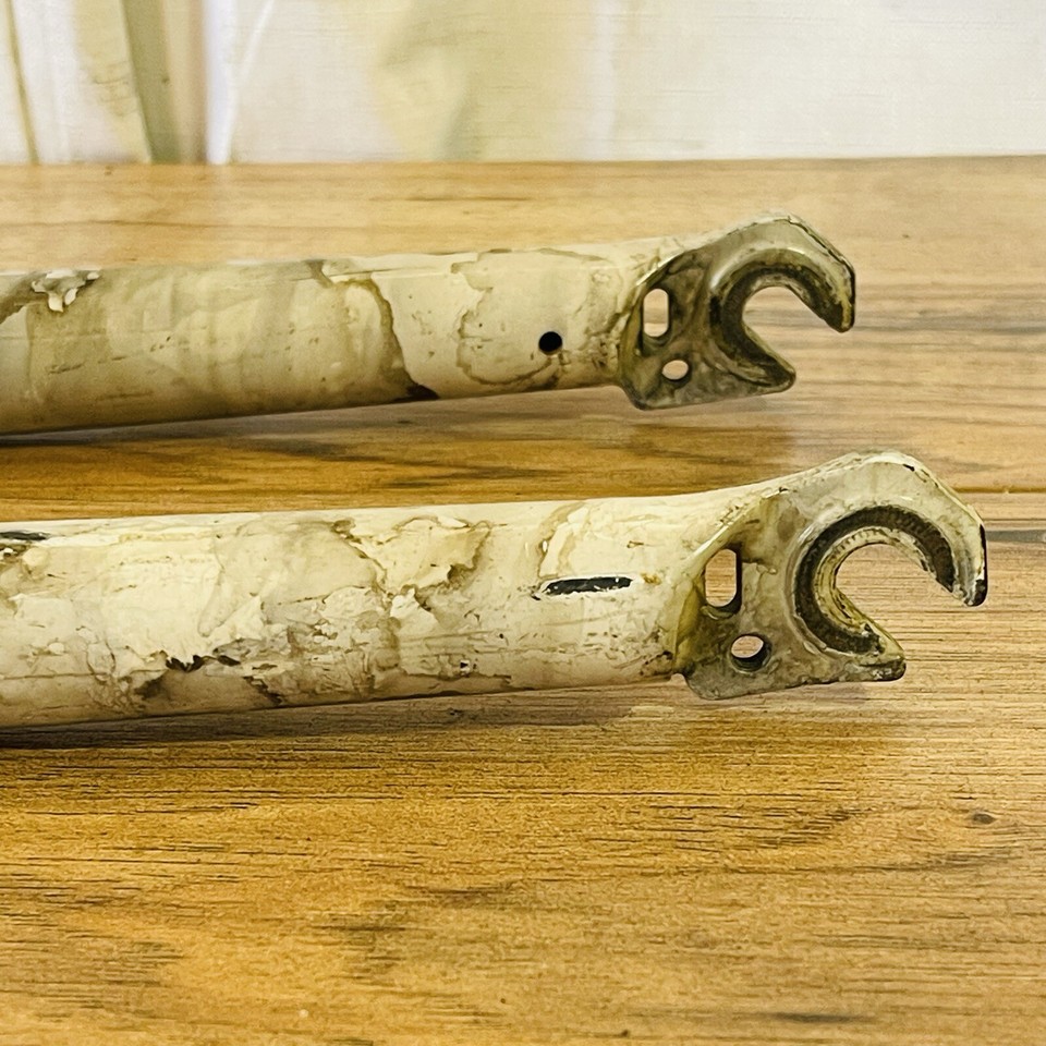 1 1/8 Threaded SEGMENTED MTB Rigid Fork 196mm Steerer Butted Cromoly | eBay