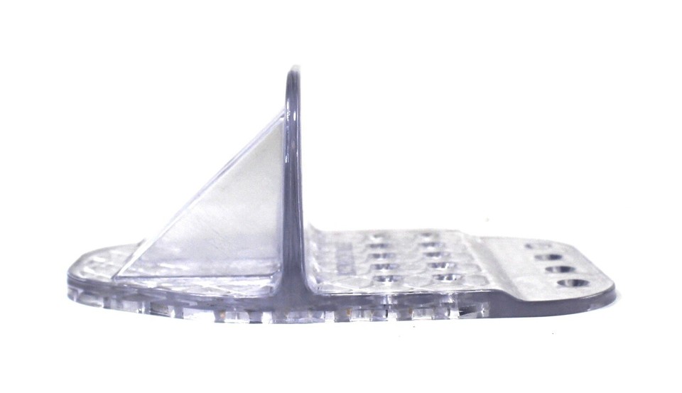 100 pack Jumbo Glacier Snow Ice Roof Guard Plastic Snow Guard Snow Stop ...