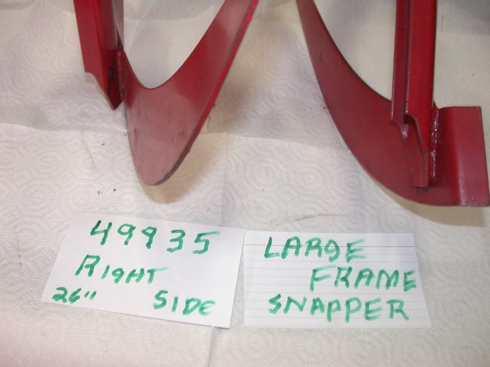 Snapper 826 Snowblower 8261 Auger Rake 49935 right side. | eBay