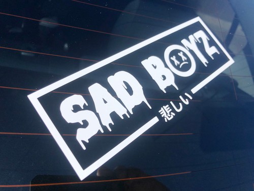 SAD BOYS Car Sticker Jdm Drift Turbo window jap fits toyota 86 brz ...