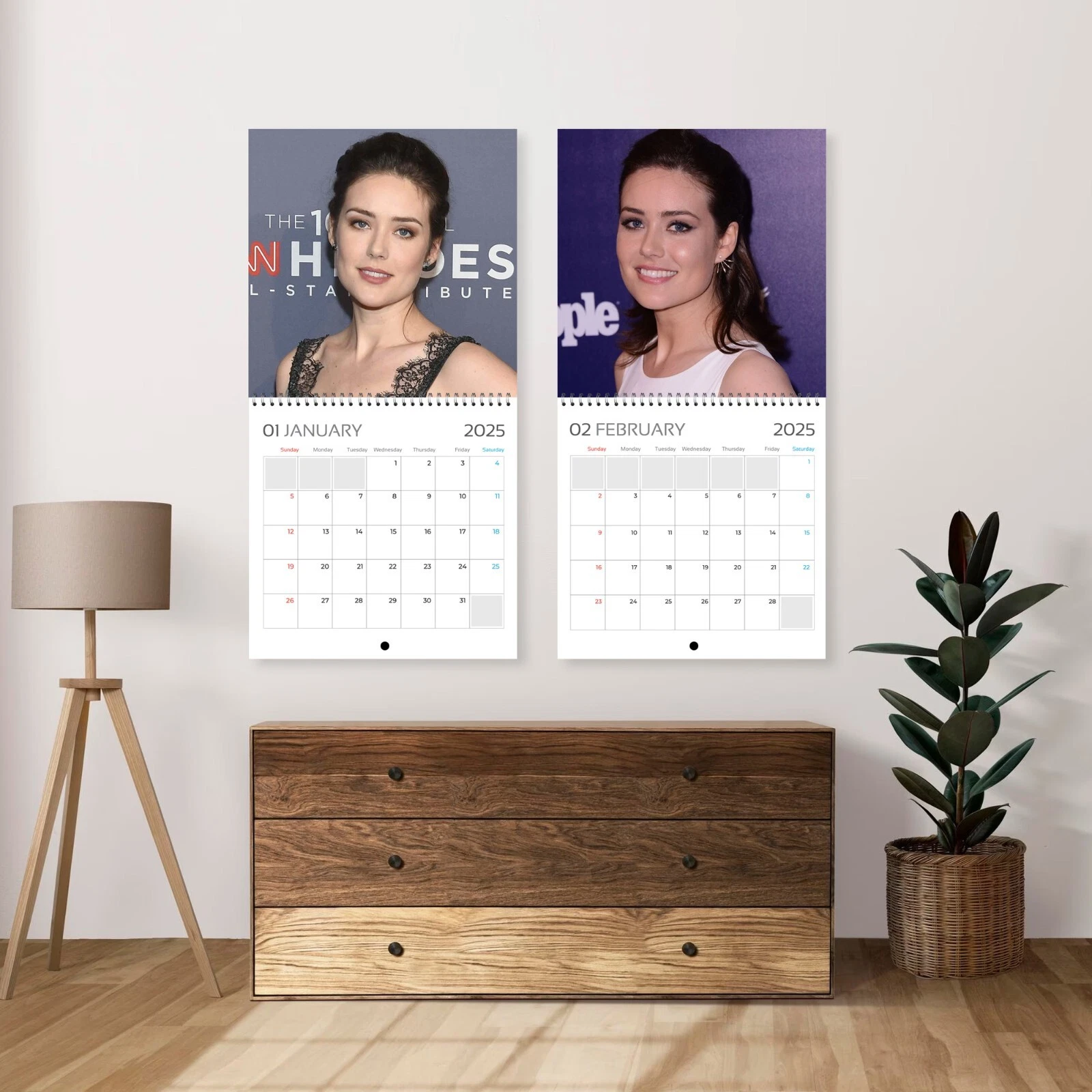 Megan Boone 2025 TV Stars Calendar, 12-Month Actress Wall Calendar | ID ...