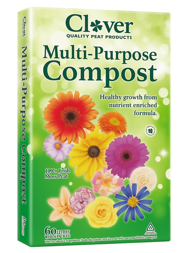 Clover Multi Purpose Compost 60 Litre Bag Garden Plant Potting Growing ...