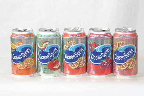 5 Ocean Spray soda cans - 12oz A/A | eBay