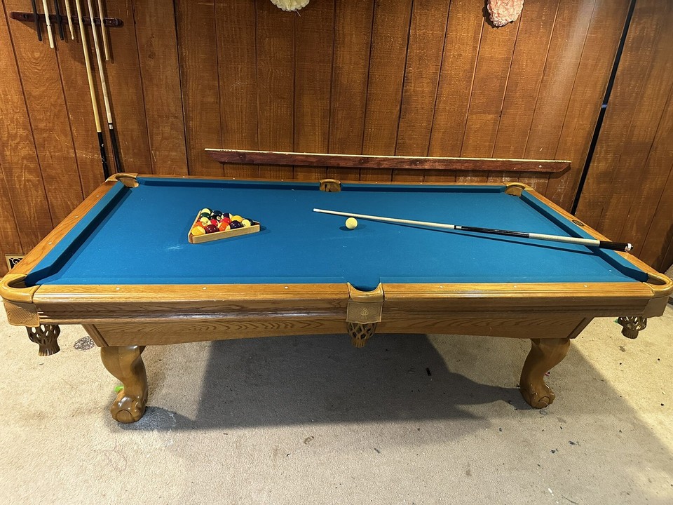 American Heritage Billards Claw Foot 8' Pool Table | eBay