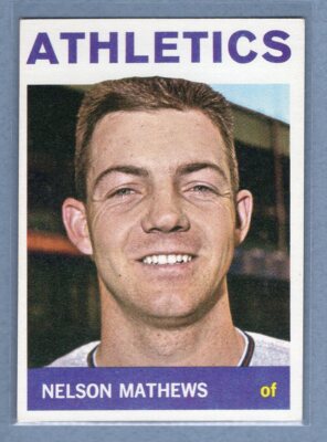 1964 Topps #366 Nelson Mathews EX-MT GO346 | eBay